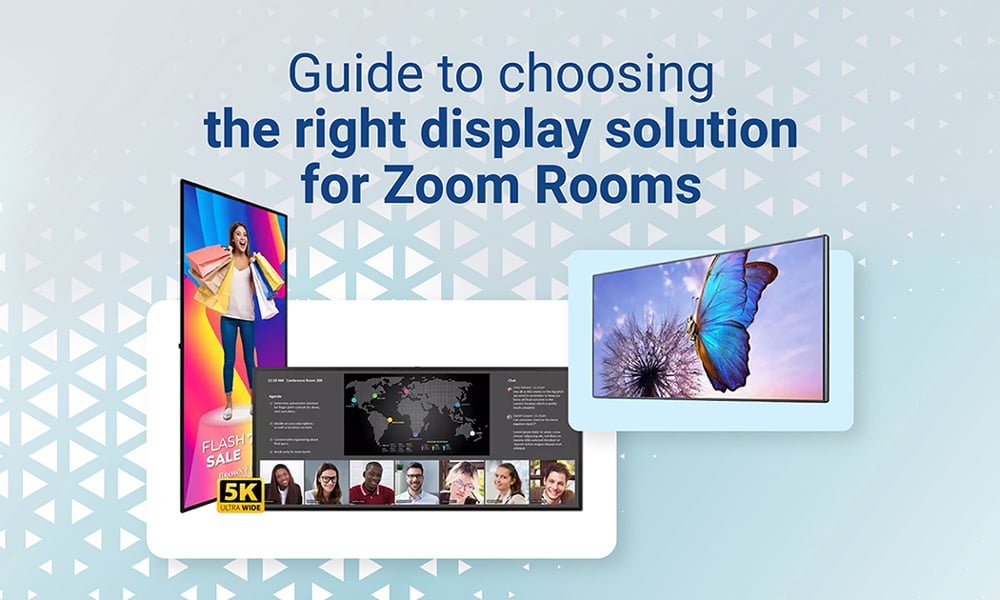 Guide to Choosing the Right Display Solution for Zoom Rooms